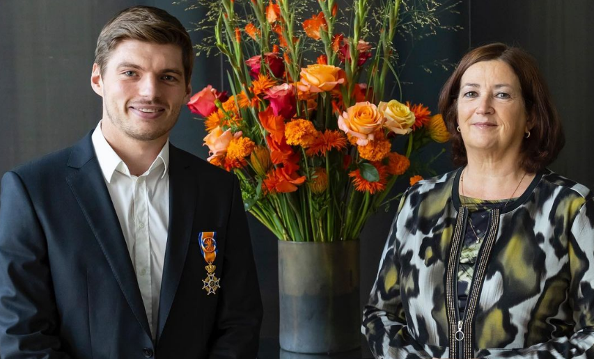 Verstappen neemt Koninklijke onderscheiding in ontvangst: Officier in ...