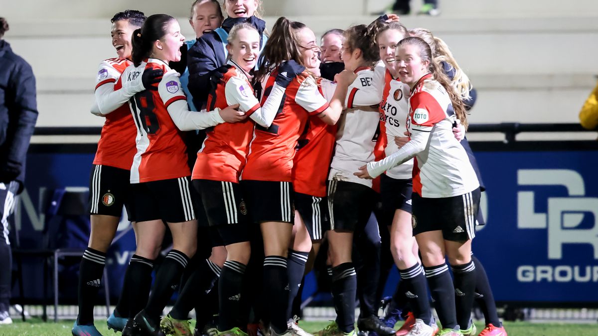 Feyenoord Vrouwen 1 wint tweede Rotterdamse stadsderby in extremis ...