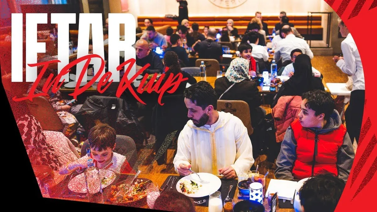 Feyenoord organiseert voor tweede jaar op rij een iftar in De Kuip ...