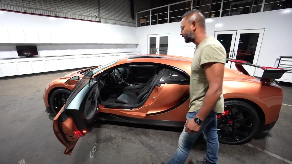 Nederlander sloopt Bugatti Chiron van Andrew Tate | LOESOE
