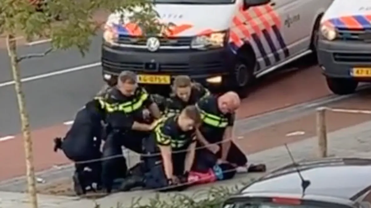 Flink-bezorger wordt flink hardhandig opgepakt | LOESOE