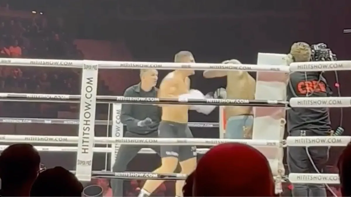 De knockout van Rico Verhoeven gefilmd vanuit het publiek | LOESOE