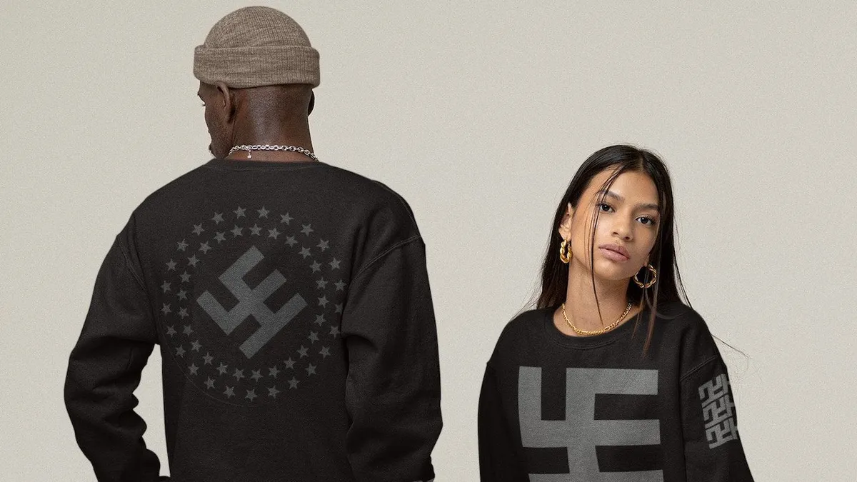 Kanye West wil merchandise uitbrengen met 'hakenkruis' | LOESOE