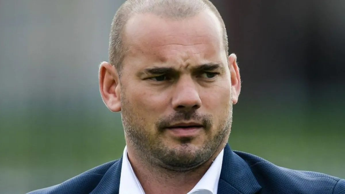Fans Wesley Sneijder in shock na zien van déze foto: 'Pens zo dik als ...