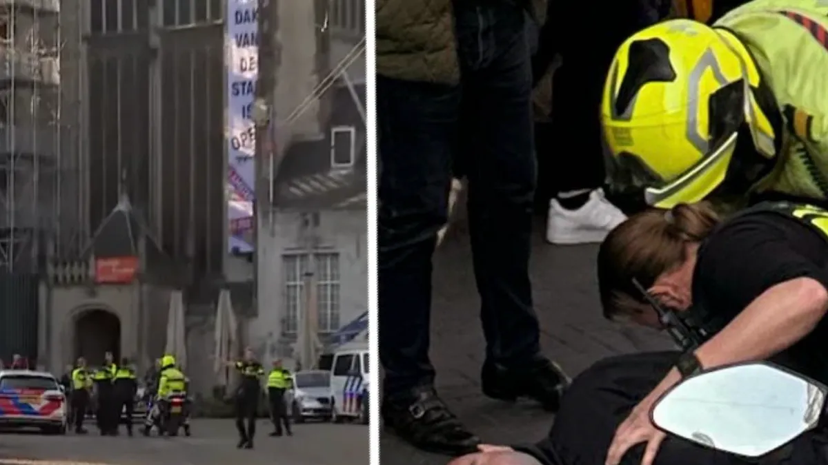 Dit is D. Melnyk, de 34-jarige verdachte van de steekpartij op de Dam in Amsterdam