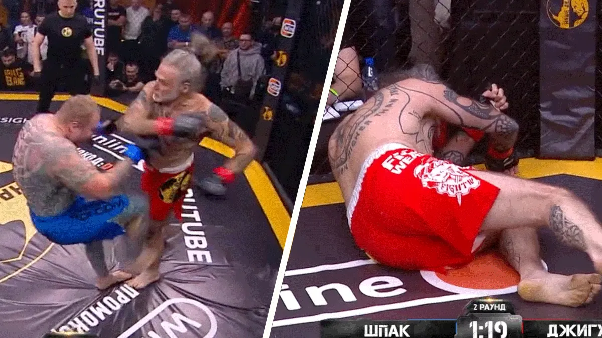 Bodybuilder MEPT 60-jarige KO! 'Aan het zuurstof' (video) | Vechtsport info