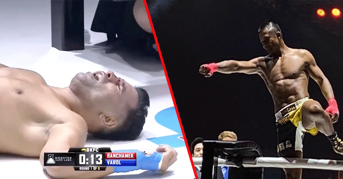 Vechtlegende Buakaw sloopt Erkan Varol in Bare Knuckle boksdebuut ...