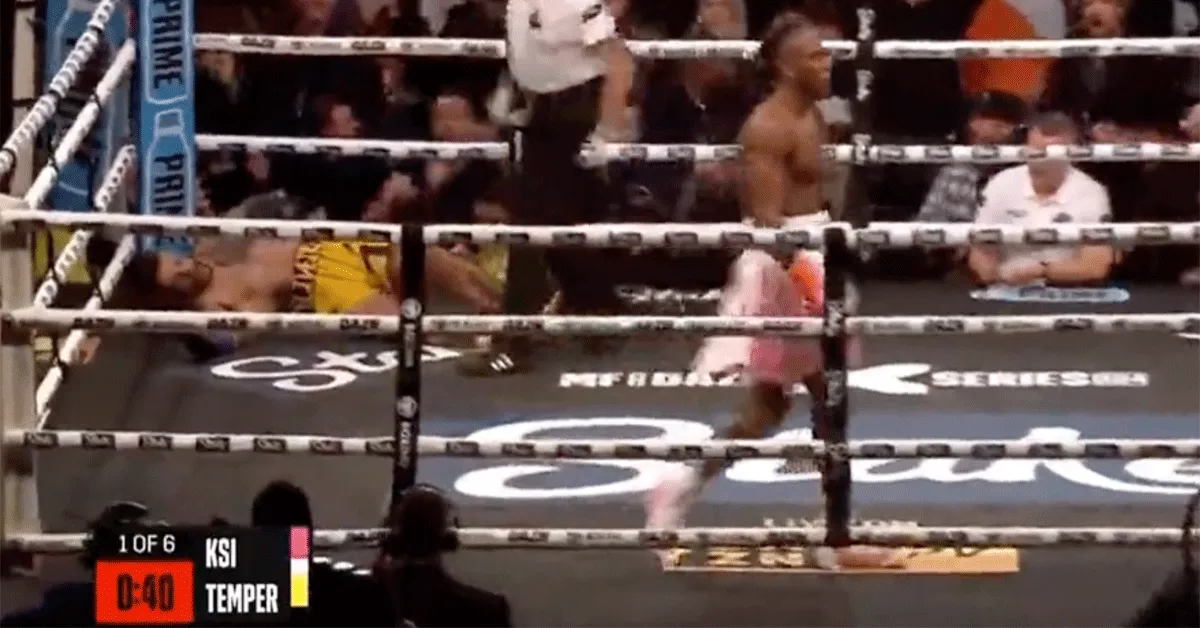 KSI slaat Faze Temperr knock-out in 1e ronde! Niet te stoppen ...