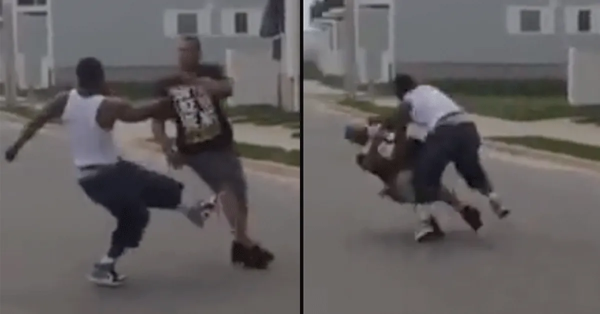 Veeg voet breek schedel! Man neer in straatgevecht (video) | Vechtsport ...