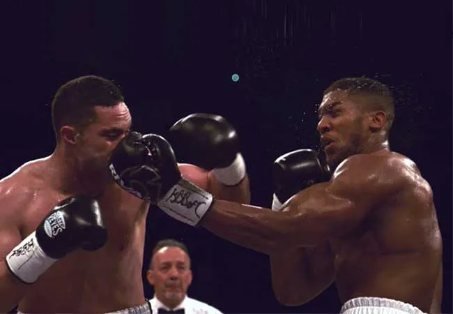 Anthony Joshua te sterk voor Joseph Parker en pakt vier wereldtitels ...