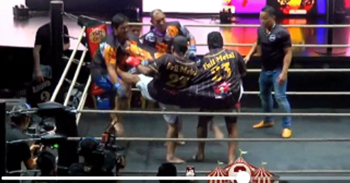 1 Klap! Siamese tweeling kickbokspartij eindigt in knock-out ...