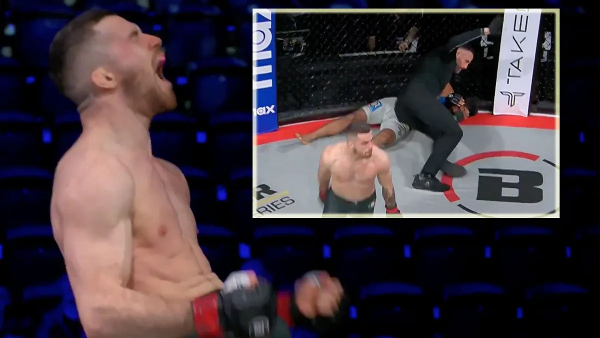 🎥 Adembenemende Knock-out schokt publiek bij Bellator MMA event in ...