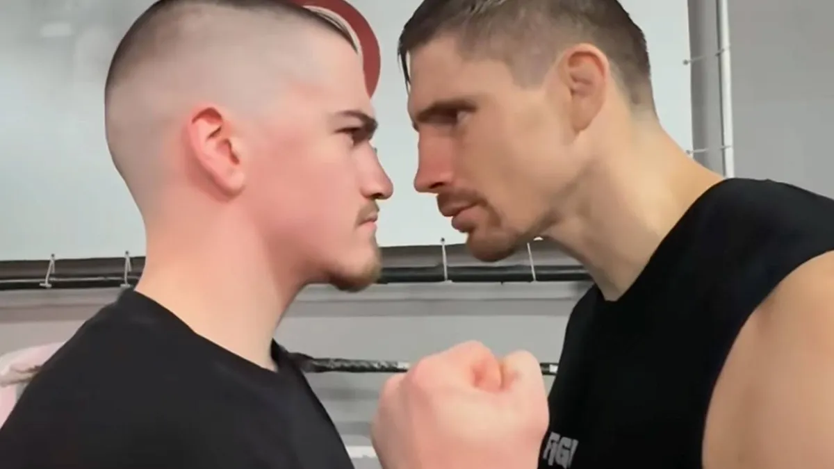 Zoon Peter Aerts daagt Rico Verhoeven uit met brute staredown - Fans ...