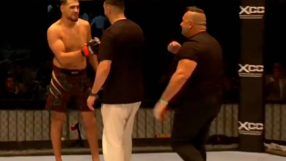 Knock-out of nep? MMA-gevecht eindigt verdacht snel - onderzoek nodig ...