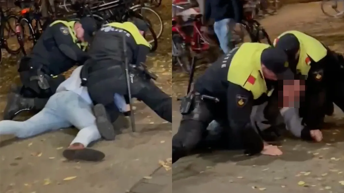 Frans Tricep opgepakt door de politie: "Ik doe niets, ik scheld je ...