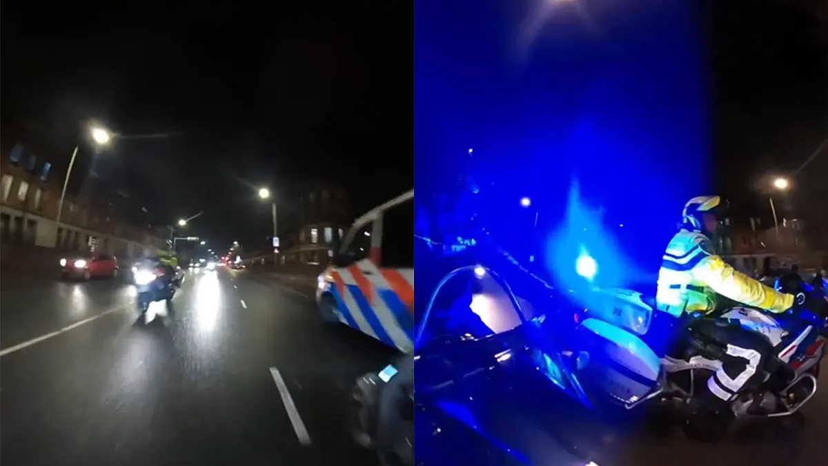 Motoragenten zetten motorrijder aan de kant: "Je bent dat rijbewijs ...