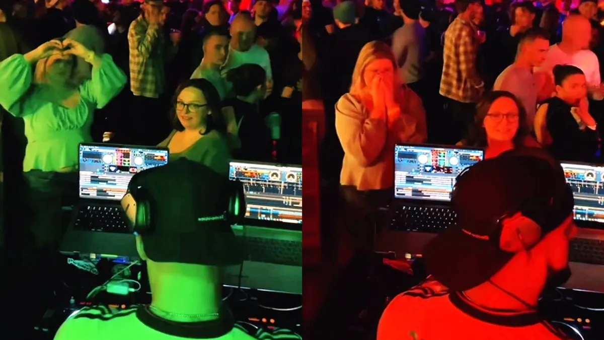 DJ ziet ex-vriendin club binnenkomen met gast waarmee ze vreemd is ...