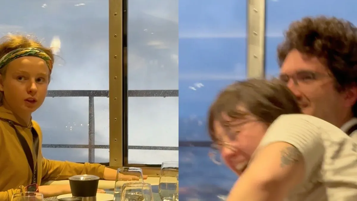 Ga dineren op een cruise zeiden ze, dat is relaxed zeiden ze, maar Wait ...