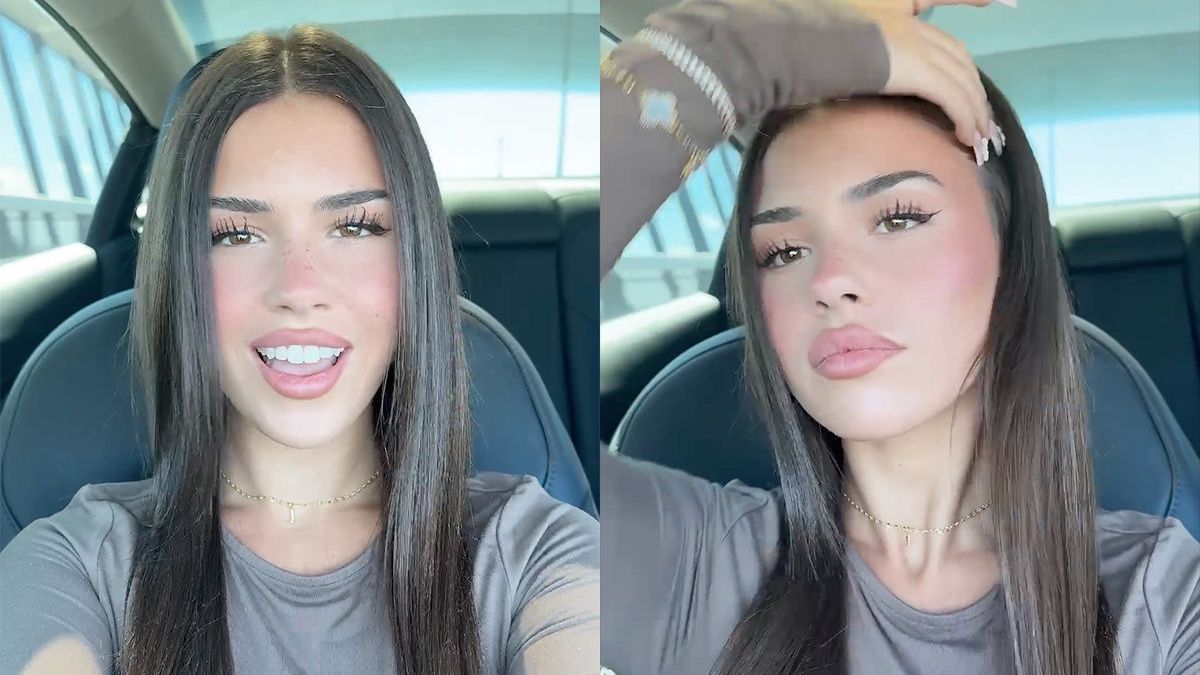 Australisch Model Leah Halton Hard Op Weg Om Record Meest Gelikete Tik Tok Video Te Pakken