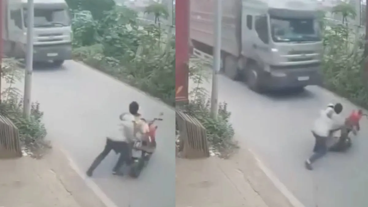 Verkeersovertreder duwt agent bijna onder vrachtwagen en kan nu een ...