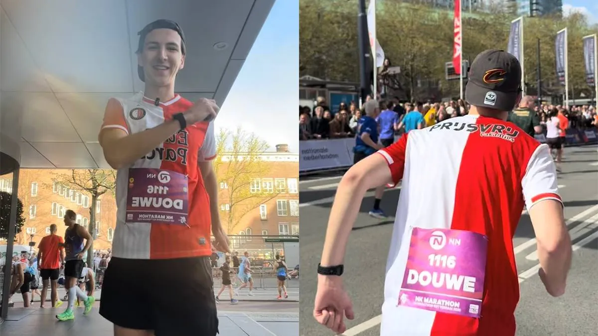 Kun je ongetraind een marathon lopen? Florian flikt het gewoon in ...