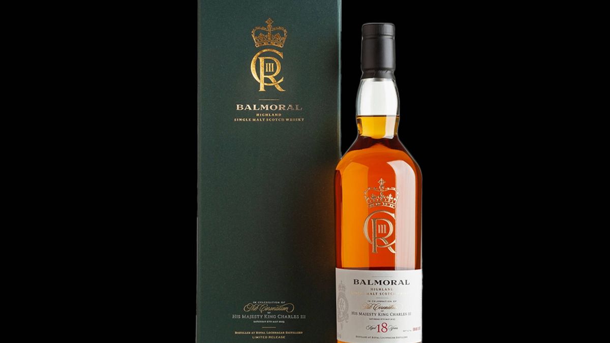 Balmoral Coronation Edition single malt eert koning Charles III