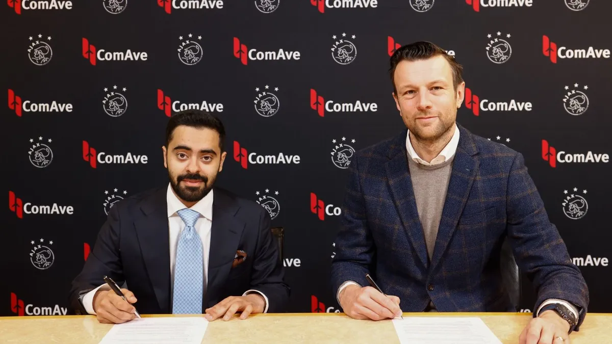 Ajax sluit partnership-overeenkomst met internationale partij ComAve