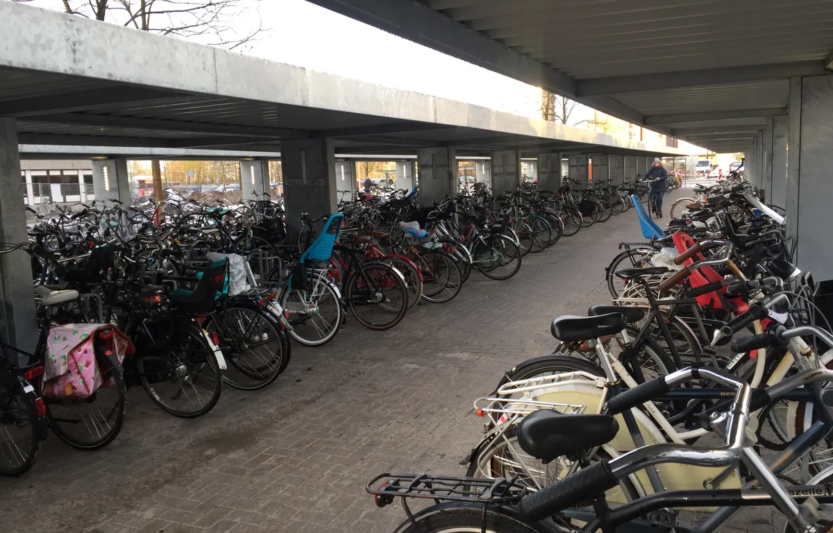 Nieuwe fietsenstalling Martini Ziekenhuis in gebruik