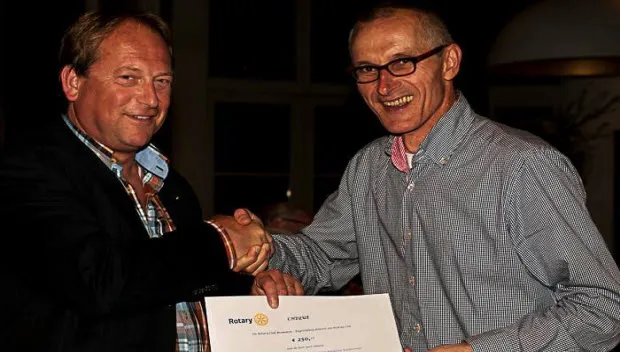 Rotary Club steunt Giro di KiKa en Gert Jansen