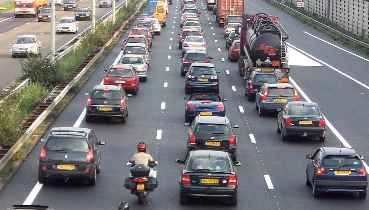 Stuk metaal op A2 goed voor lange file