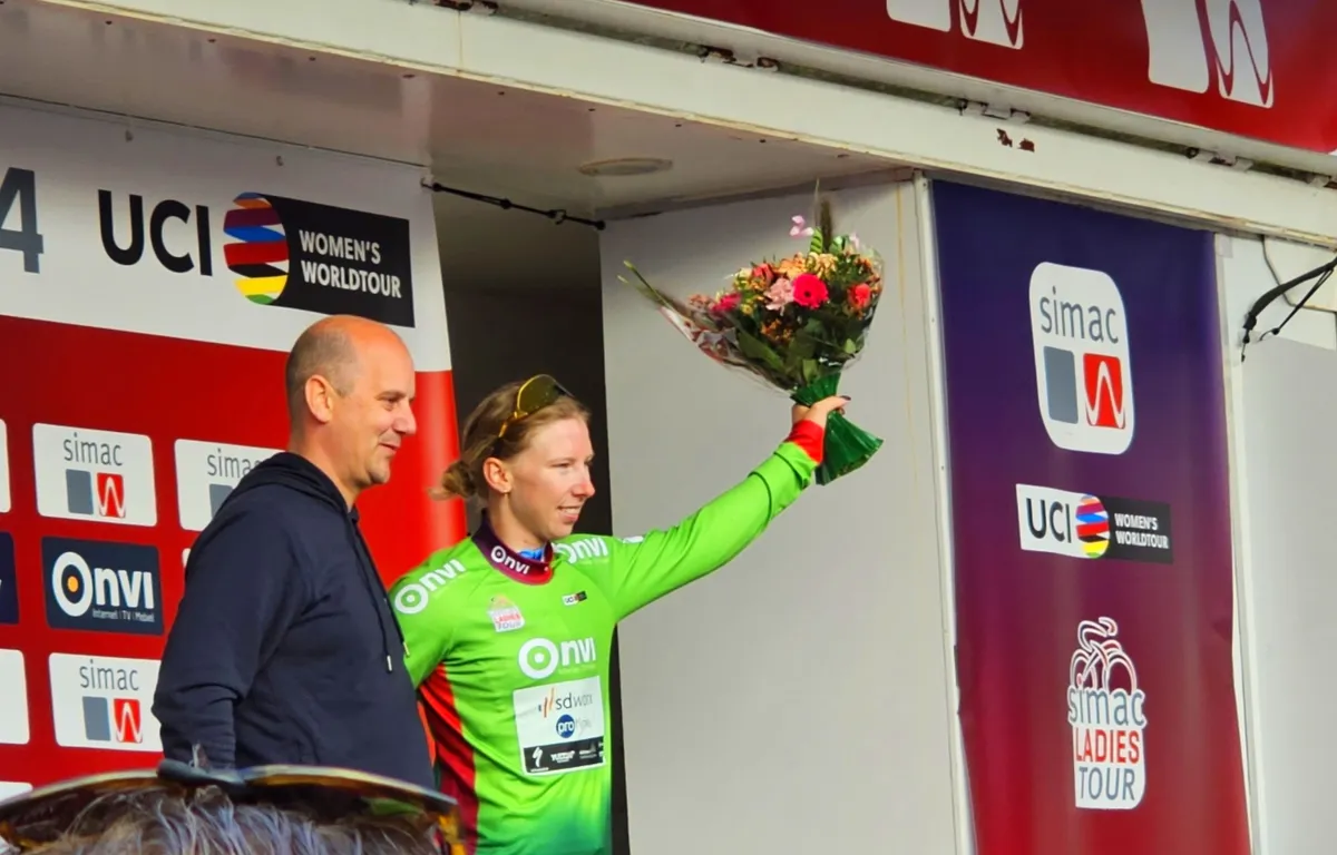 Barbara Guarischi wint etappe in de Simac Ladies Tour in Ede