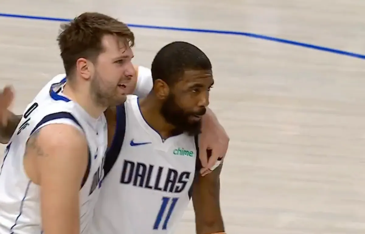 You can go with them to war! Luka Doncic and Kyrie Irving's emotional ...