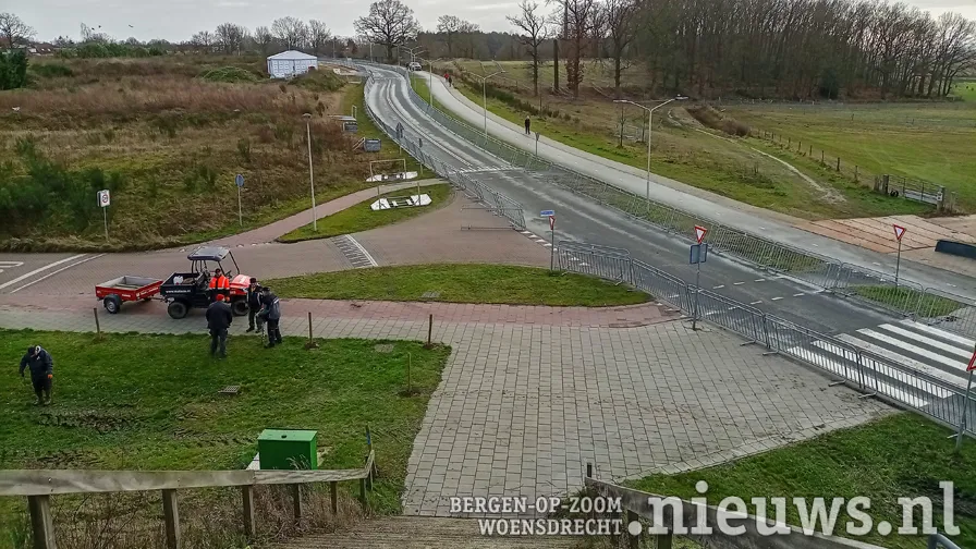 GP parcours krijgt vorm, Scheldeweg Hoogerheide dicht