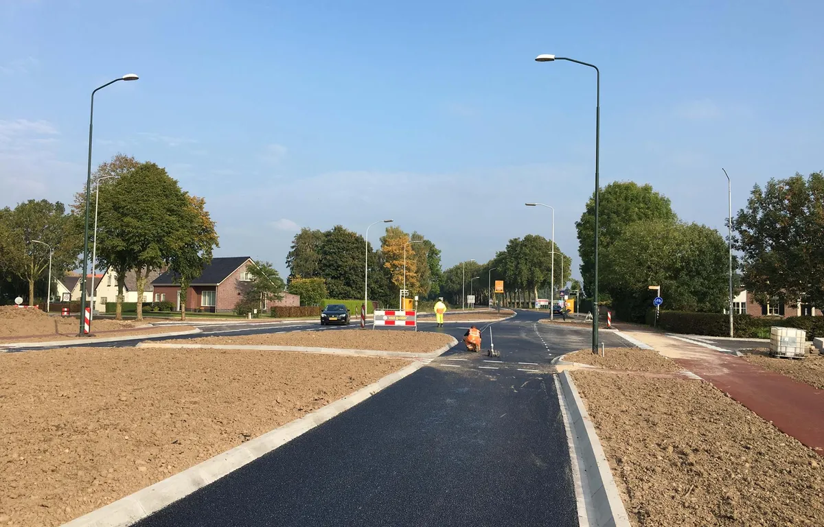 Kruising Van Heemstraweg / Leegstraat open voor verkeer