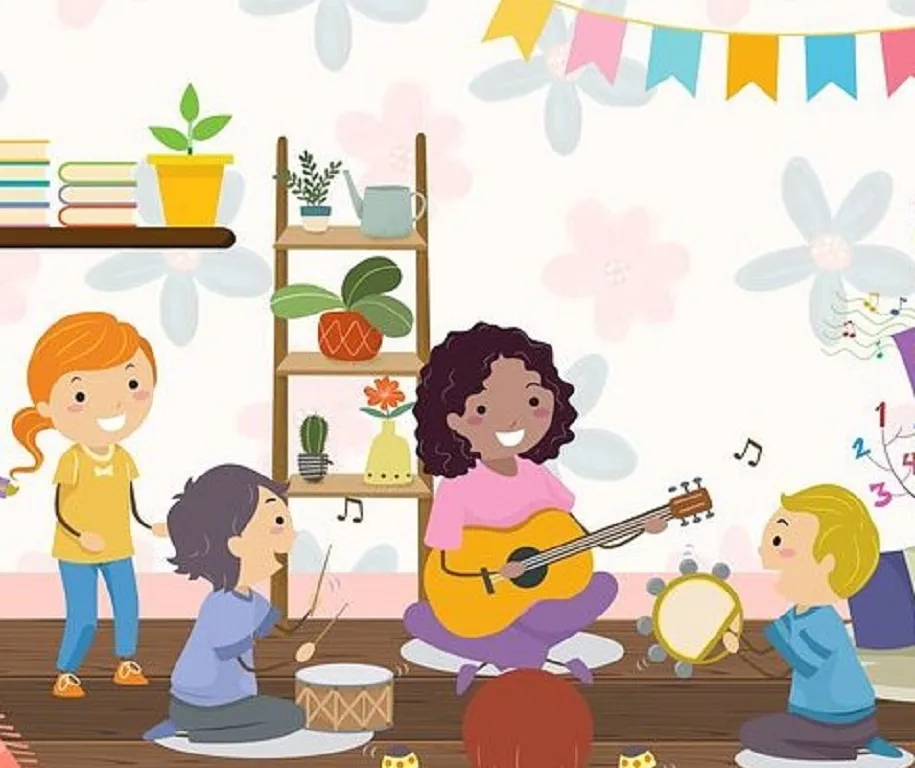 Muziek maken met je kindje bij het Ouder- en Kindcafé