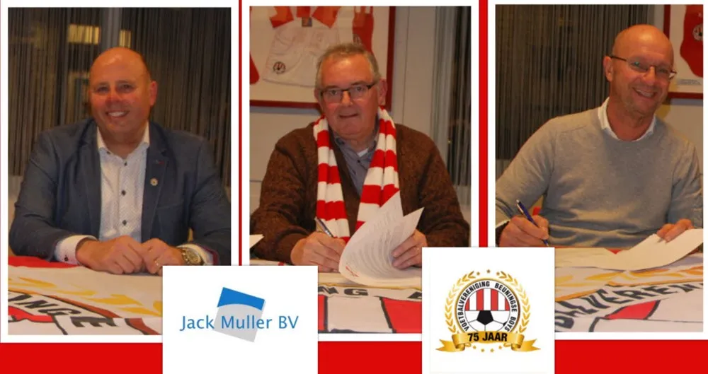 Hoofdsponsor Jack Muller BV verlengt met 5 jaar!