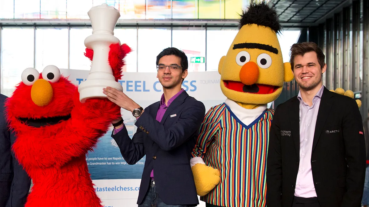 Magnus Carlsen start 5e ronde Tata Chess tegen ‘grootmeester’ Bert