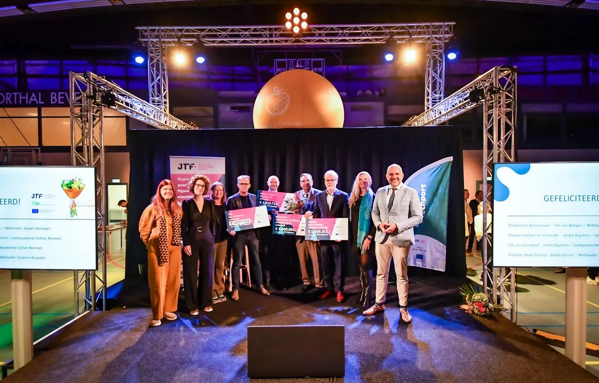 Ruim 9,5 miljoen EU-subsidie uitgereikt aan vier JTF IJmond projecten