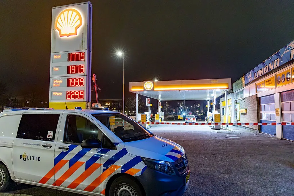Overval op Shell tankstation Laan der Nederlanden in Beverwijk