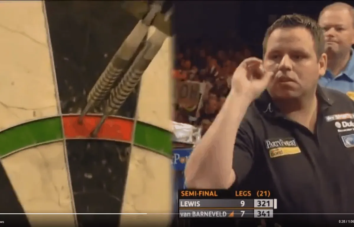 THROWBACK VIDEO: Lewis hits brilliant nine-dart finish during 2011 ...