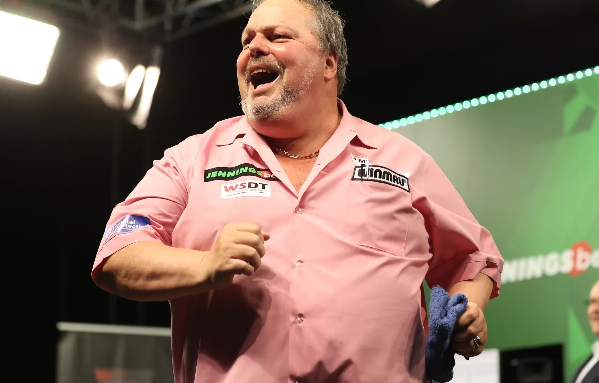 Peter Manley war bei der letzten World Darts Championship auf ...