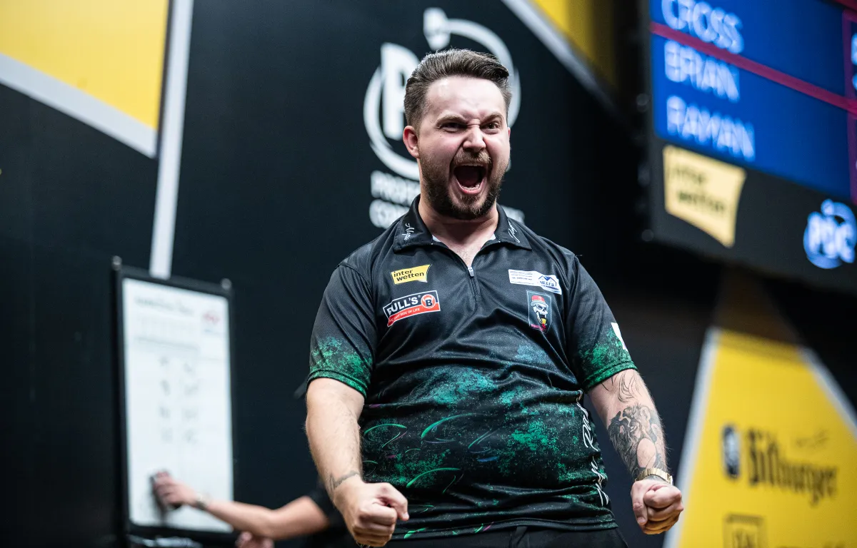 Brian Raman und Stefaan Hendryck siegreich beim Winmau Belgian Darts ...