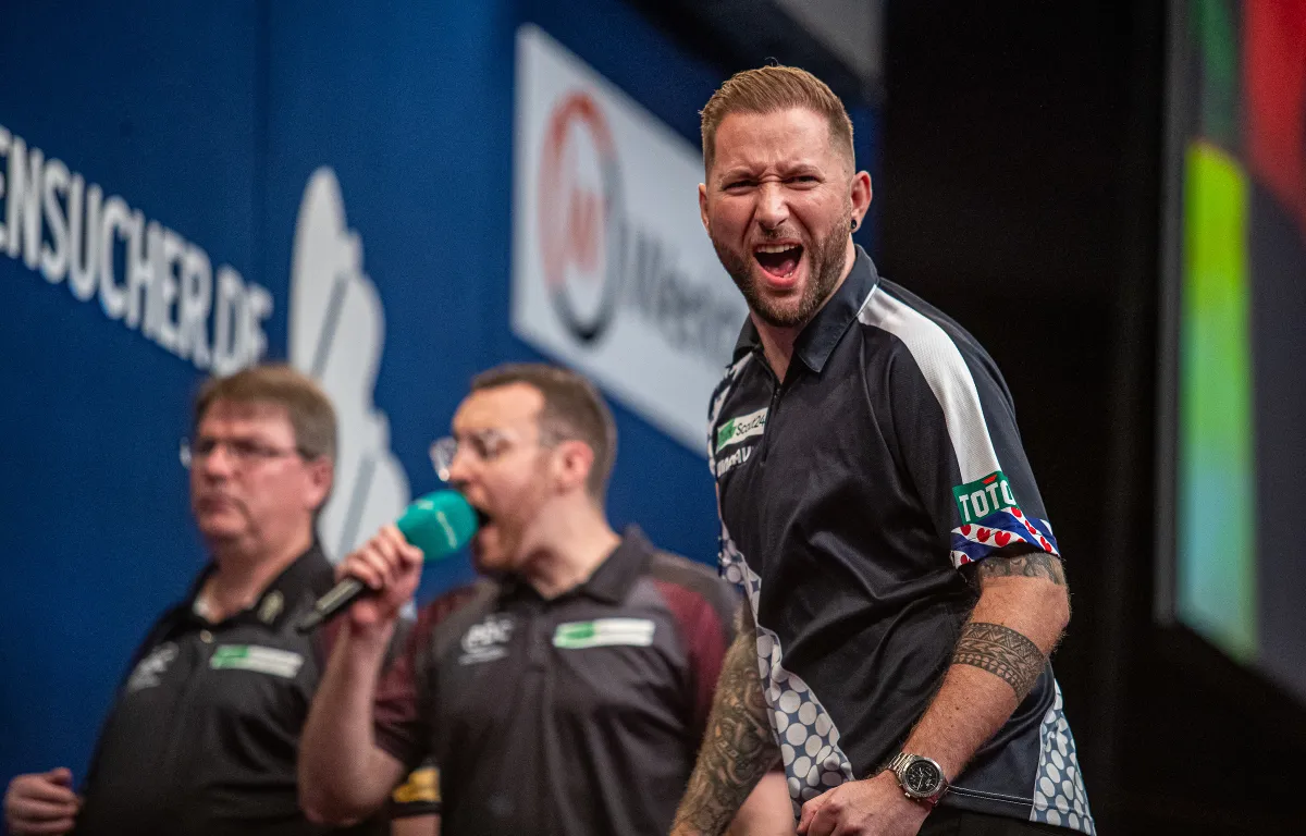 Danny Noppert erreicht Viertelfinale der European Darts Championship ...