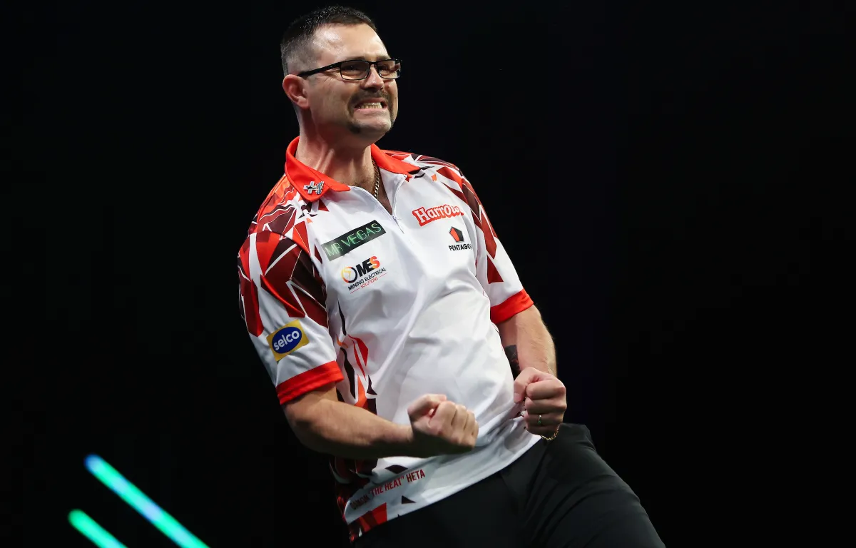 Doppel-Dominanz von Damon Heta wirft Michael van Gerwen beim Grand Slam ...