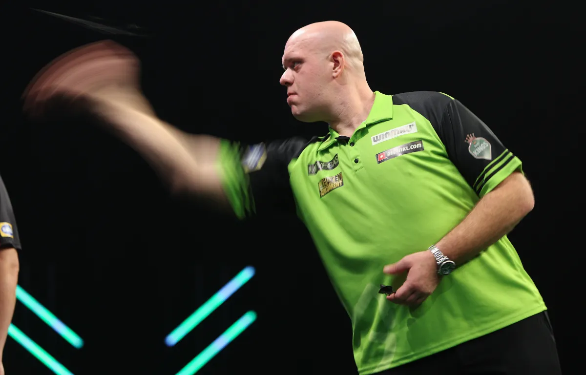 Spielplan Donnerstagabend beim Grand Slam of Darts 2023: Michael van ...