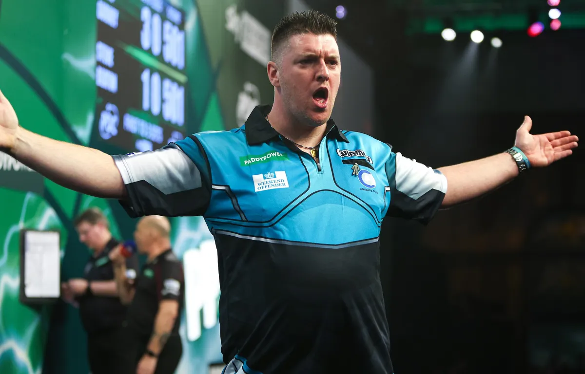 Daryl Gurney besiegt Ricky Evans bei der Darts WM