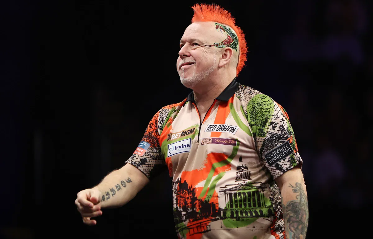 Peter Wright will noch maximal ein Mal in der Premier League spielen ...