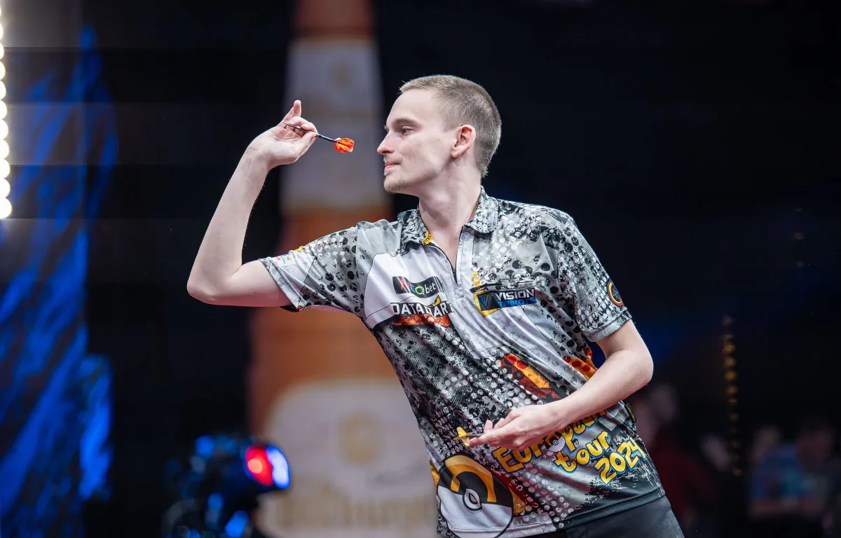 Spielplan Samstagnachmittag bei den European Darts Open 2024 mit ...