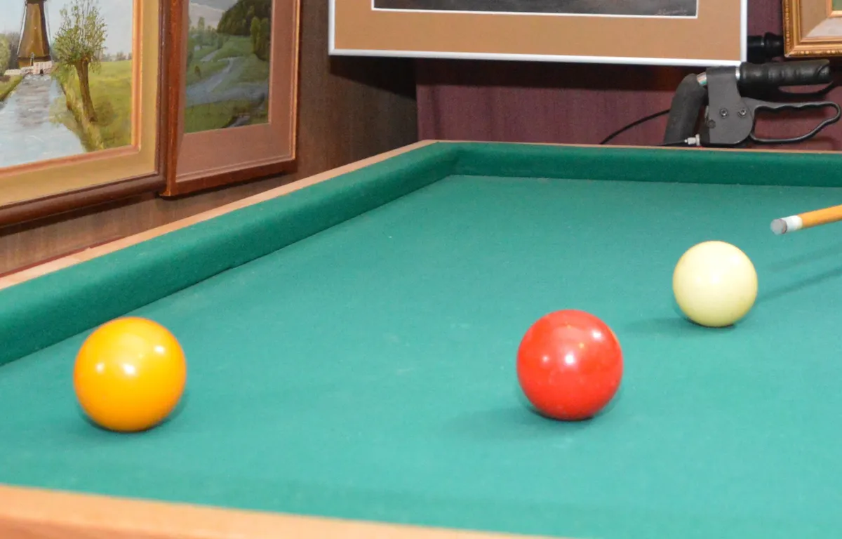 In Koekangerveld biljarten ze met vier ballen