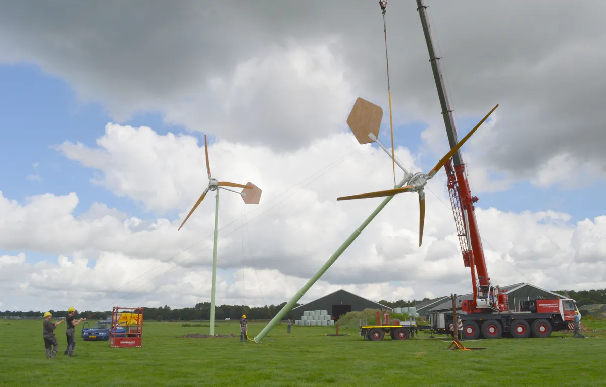 Producent van EAZ windmolen failliet, er staan er vele in deze regio